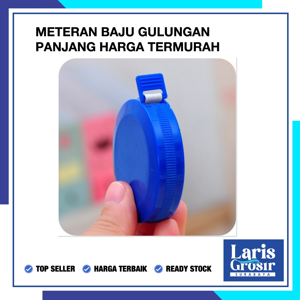 Jual METERAN Gulung Mini ROLL otomatis / Meteran Kain, Baju, Badan ...