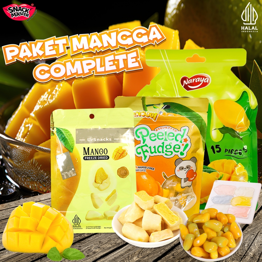 Jual [ALL MANGGA BUNDLE] Mango Snacks Bundle 3 Pack (1 Pack Lianggui ...