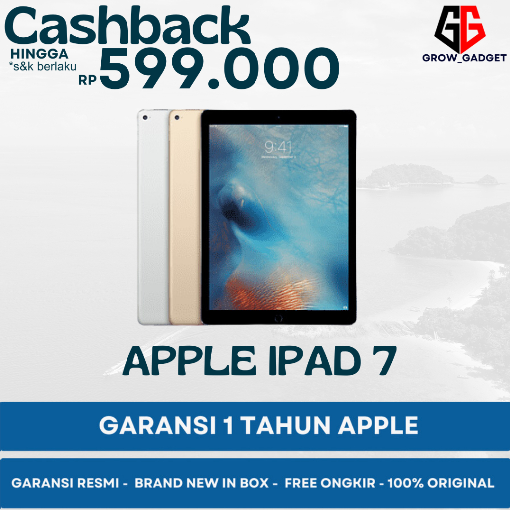 Jual Apple iPad 7 128GB 32GB Wifi Cellular | Gen 7th Second Resmi | Shopee Indonesia