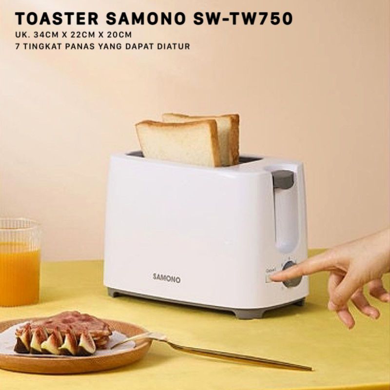 Jual TOASTER SAMONO SW-TW750/PEMANGGANG ROTI | Shopee Indonesia