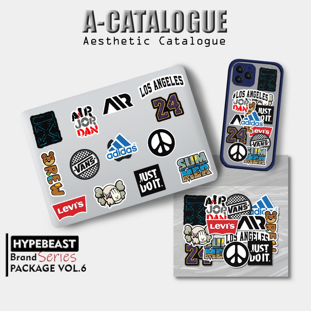 Jual Sticker Aesthetic Catalogue Waterprooft Compilation Hypebeast ...