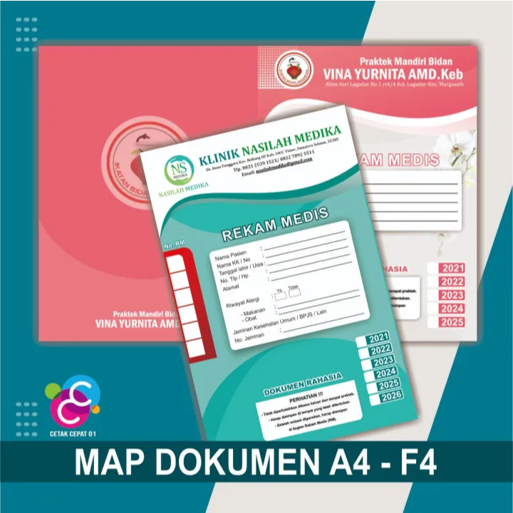 Jual Custom MAP Dokumen Rahasia, MAP Rekam Medis Pasien, MAP Proposal ...