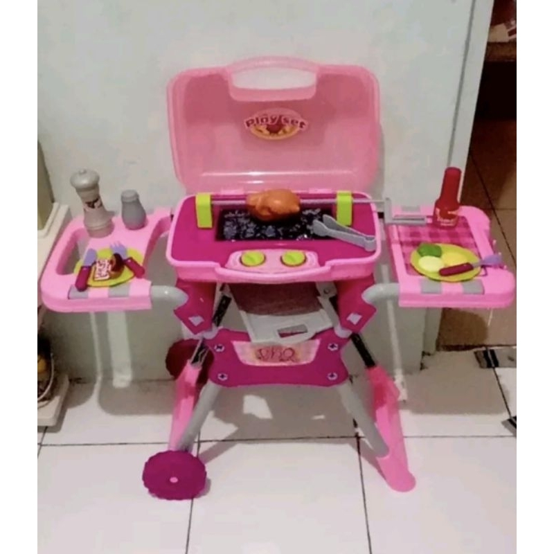 Jual JUMBO MAINAN BARBEQUE PLAYSET MASAK MASAKAN BBQ BAKAR JAGUNG ...