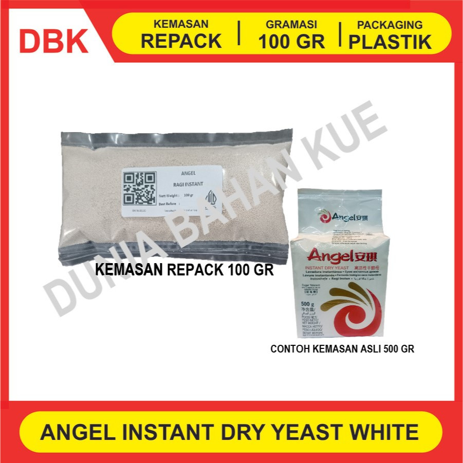 Jual ANGEL RAGI INSTANT REPACK 100 GR / YEAST KERING / EAGLE RAGI ...