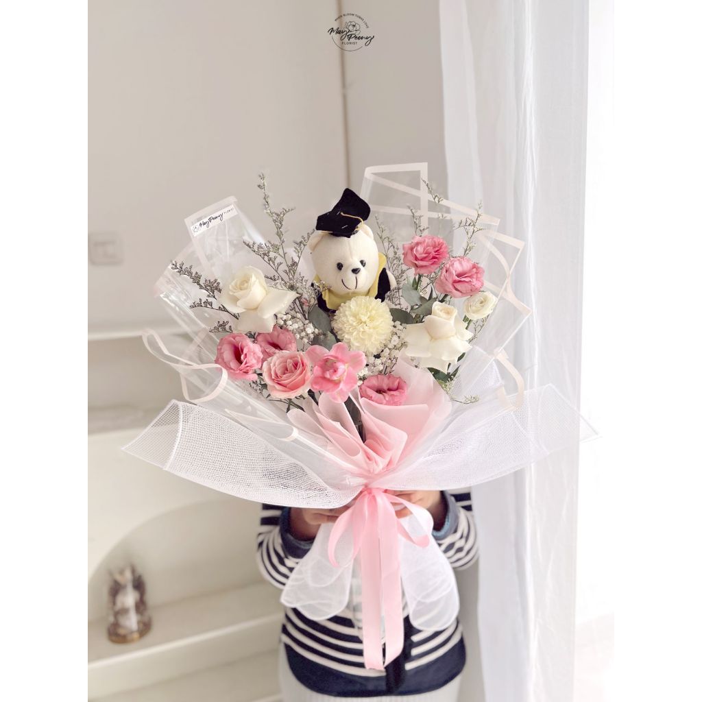 Jual FRESH FLOWER BOUQUET GRADUATION - BUKET BUNGA WISUDA BUKET WISUDA ...