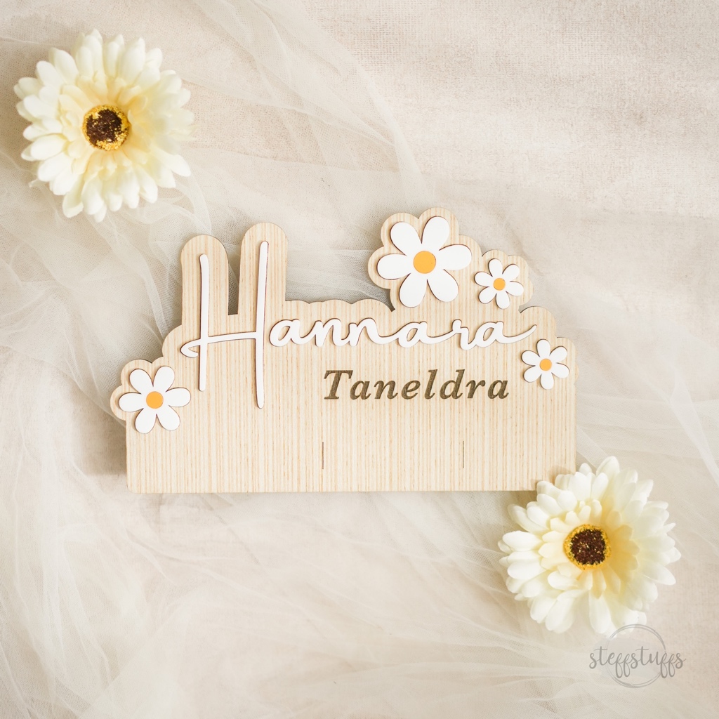 Jual HANNARA DAISY HOSPITAL BOARD | Papan Nama Kelahiran Bayi Newborn ...