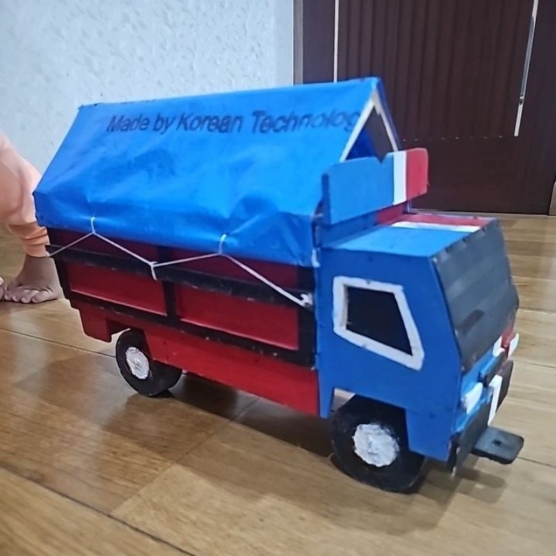 Jual MINIATUR TRUK OLENG MINIATUR TRUCK KAYU UKURAN P 35CM X TINGGI ...