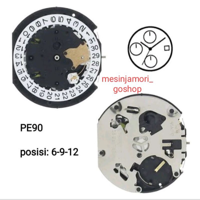 Jual Mesin chrono PE90 PE902 PE903 original | Shopee Indonesia