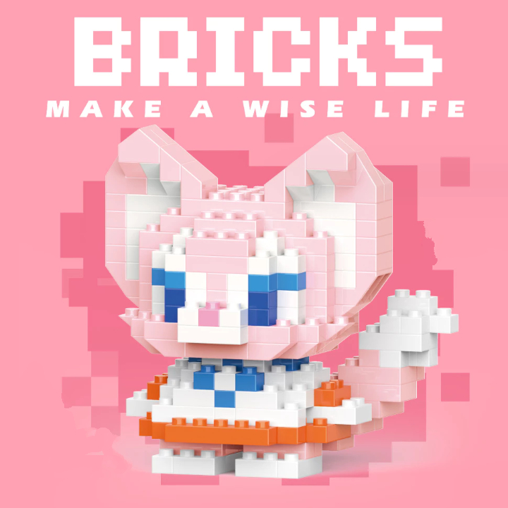 Jual Nano Block Karakter Mini Bricks Mainan Balok Susun Edukasi Anak ...