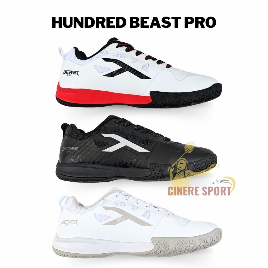 Jual Sepatu Badminton HUNDRED BEAST PRO // BEAST Hndrd Original ...