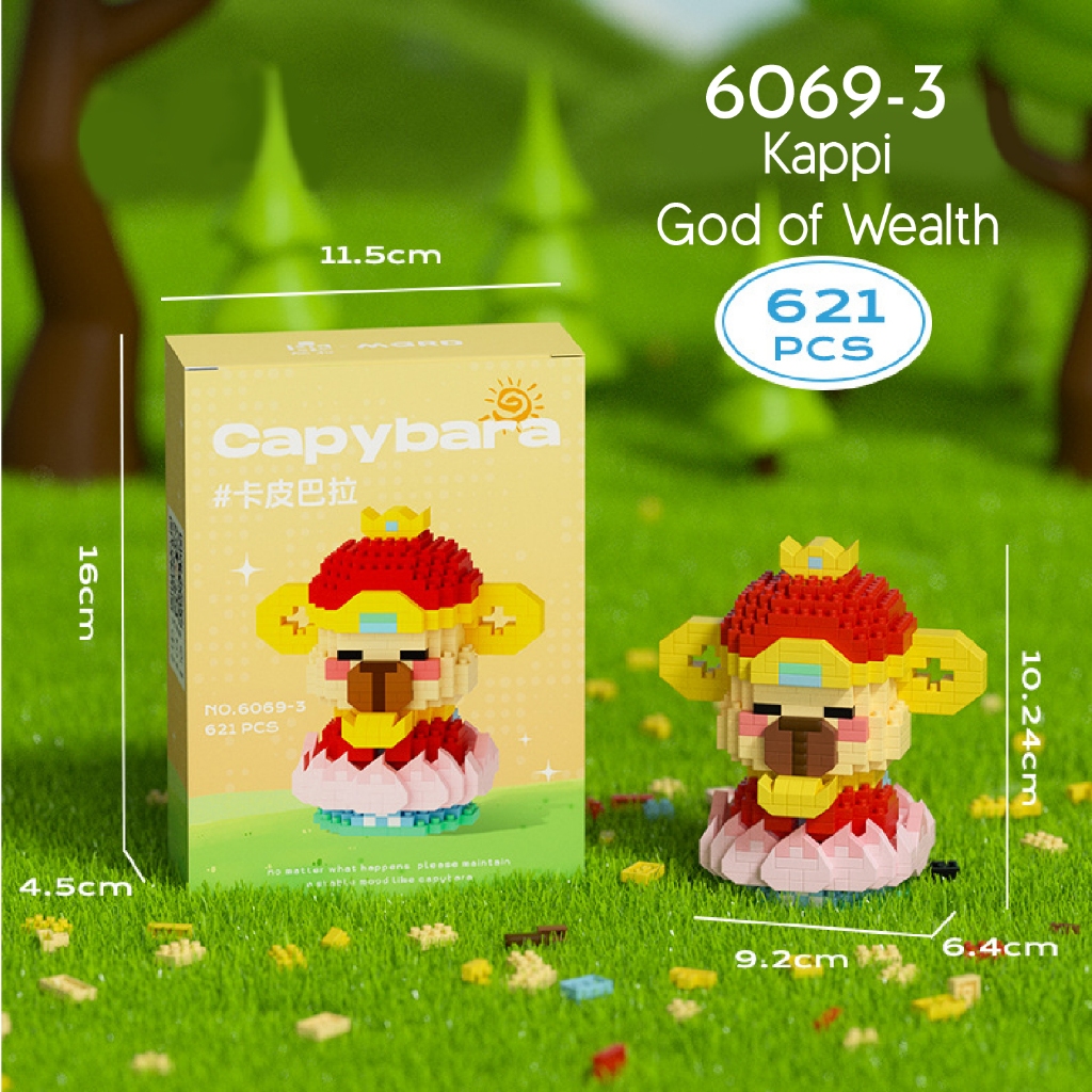 Jual Block City – Puzzle Block Cappybara mainan balok susun Block ...