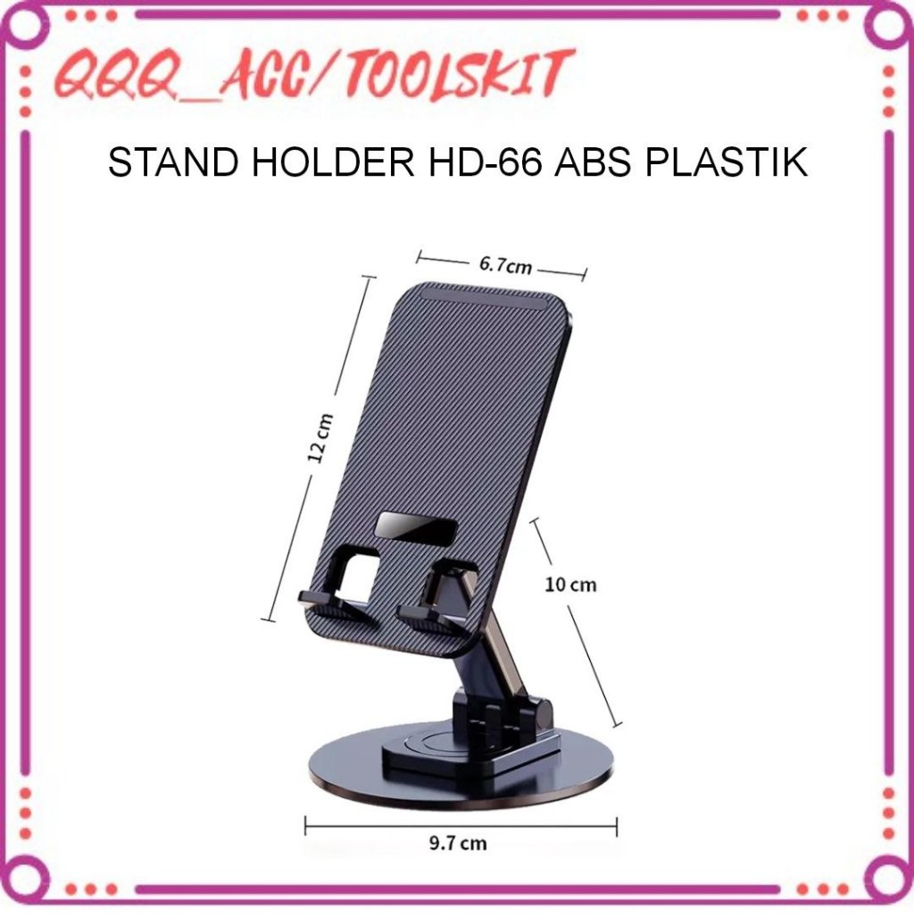 Jual Stand Holder Hp Meja 360 Derajat Dudukan Hape Bisa dilipat Folding ...