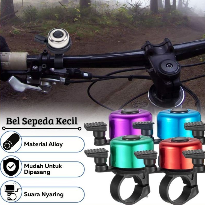 Jual Bel Sepeda Klakson Mini Bicycle Bike Ringing Bell Elegant ...