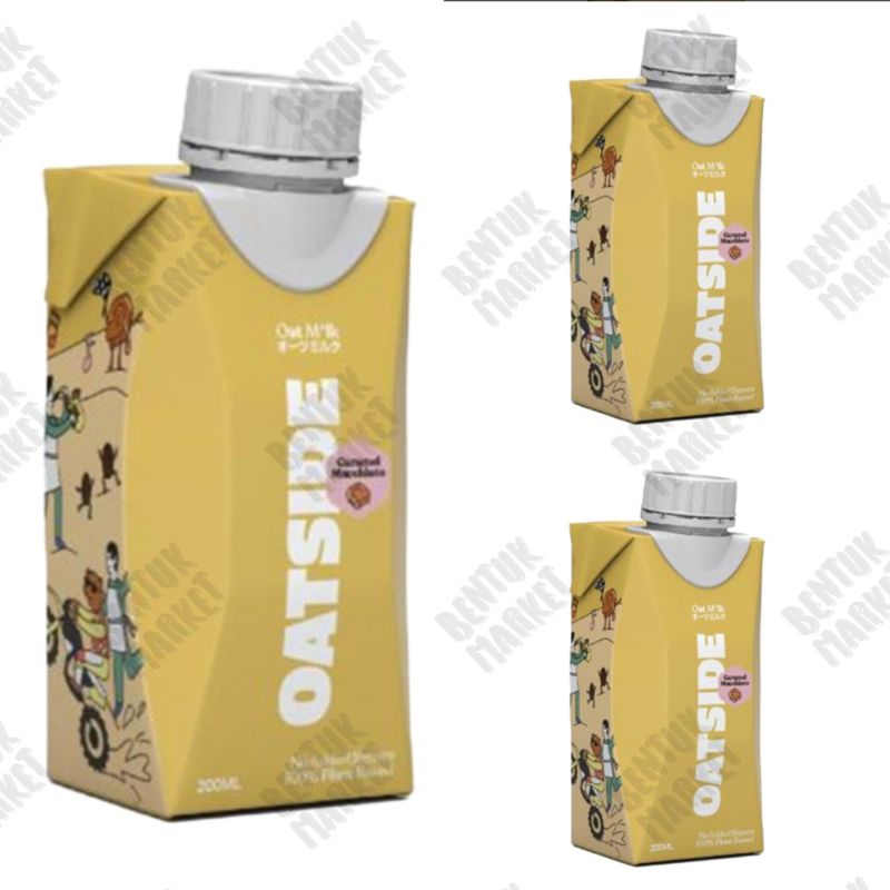 Jual OATSIDE Kopi Susu Oat Caramel Macchiato 200ml / Susu Cair / Kopi ...