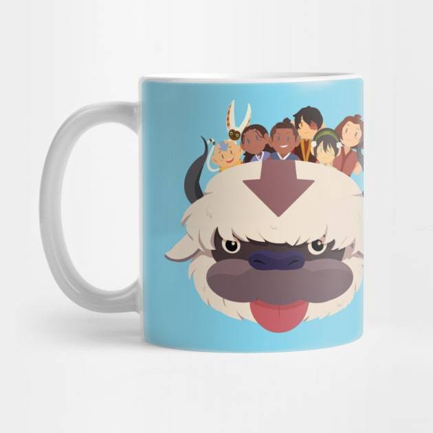 Jual Team Avatar Appa Blep Avatar The Last Airbender Mug | Shopee Indonesia