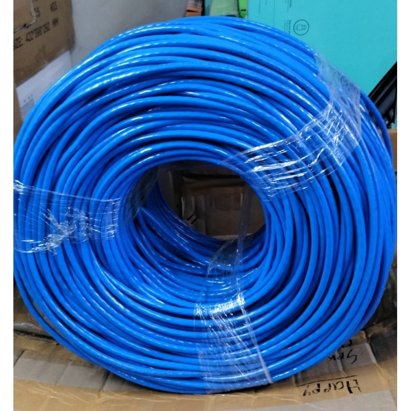 Jual Kabel LAN Belden UTP Cat6 biru indoor / Kabel Data Cat6e / Cat 6 ...