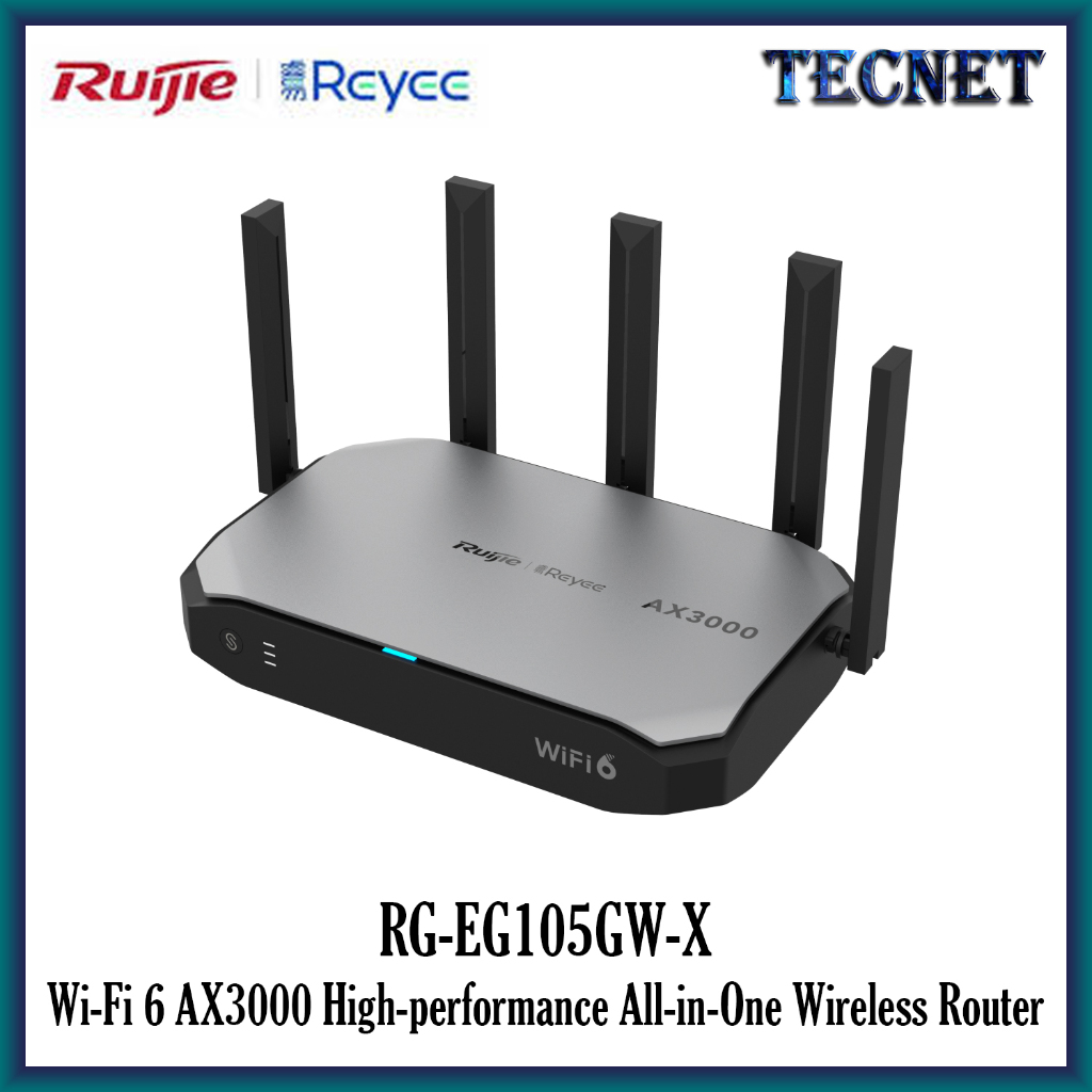 Jual Ruijie RG-EG105GW-X Wi-Fi6 AX3000 High-performance All-in-One Wireless | Shopee Indonesia