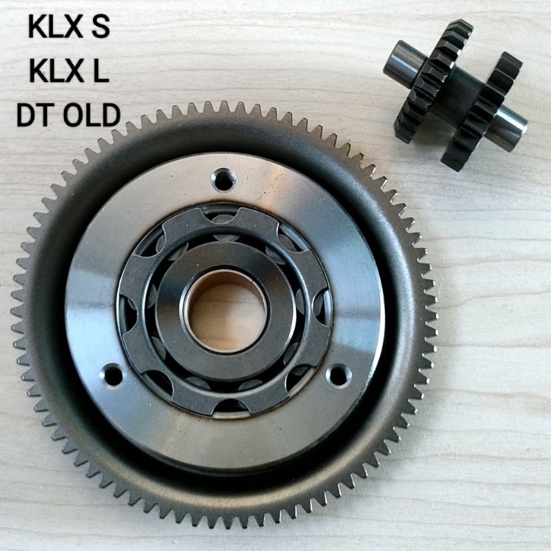 Jual GIGI STARTER GEAR STARTER KLX S,KLX 150 SET ONEWAY GIGI KECIL ...