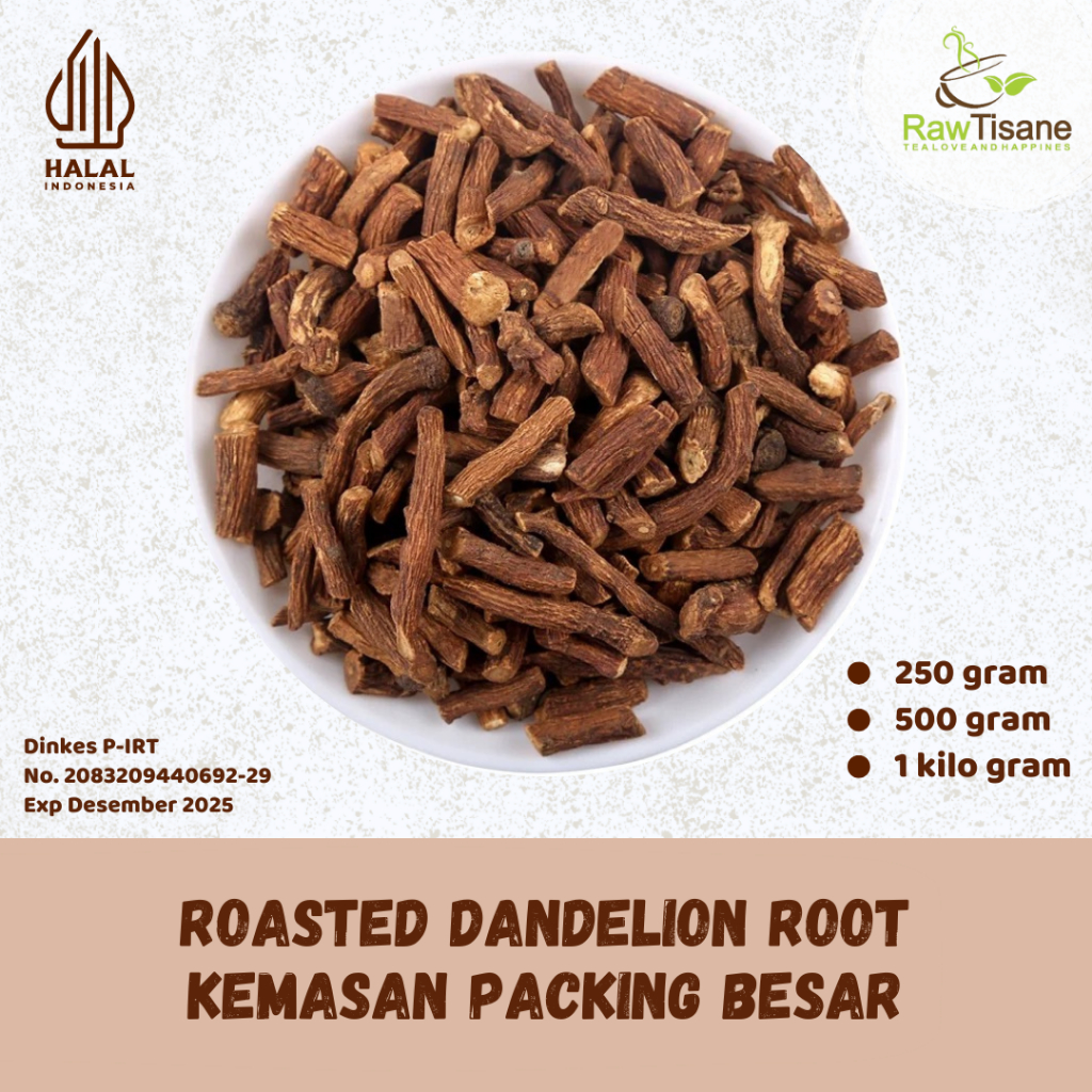 Jual Roasted Dandelion Root Tea / Akar Dandelion Panggang Isi 1 Kg ...