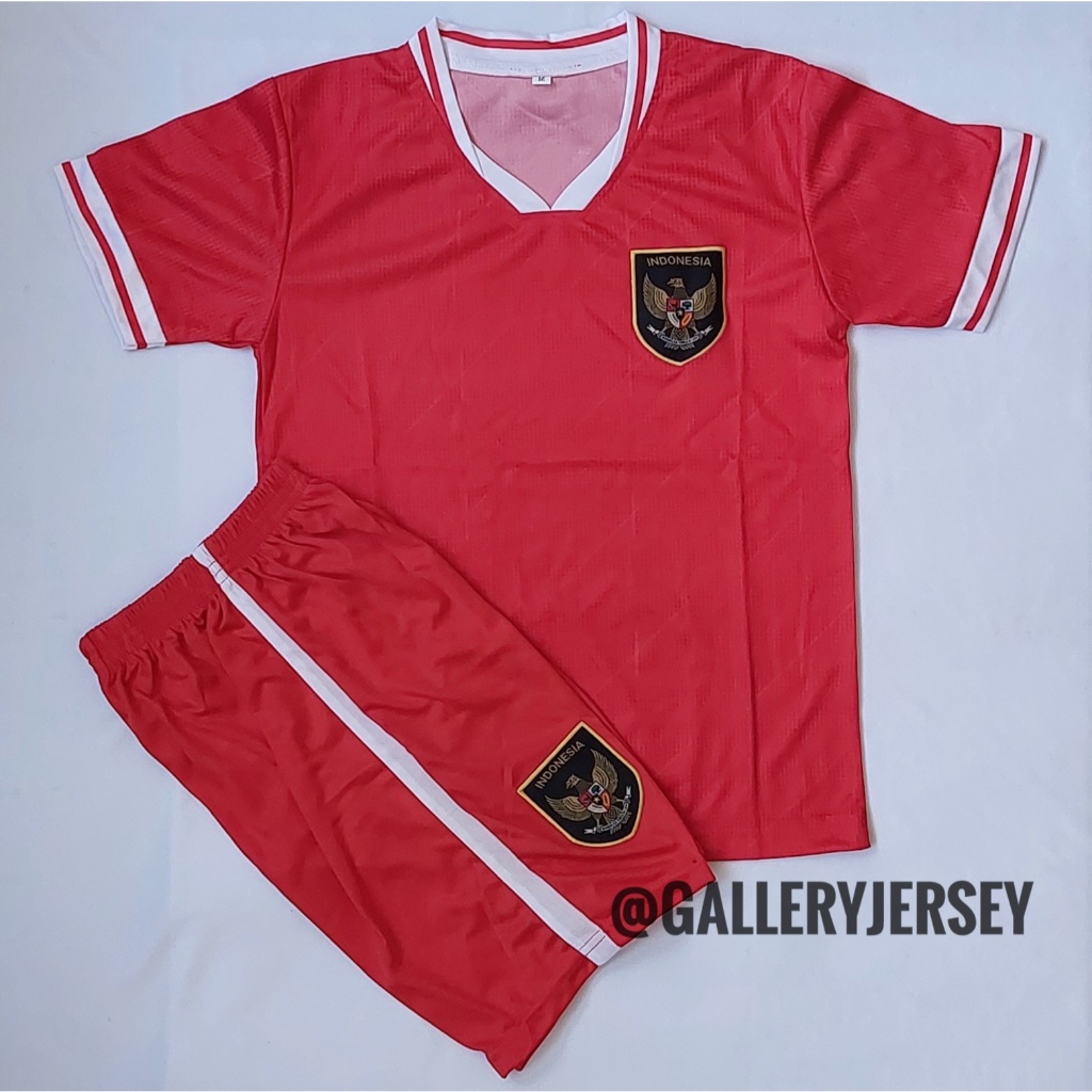 Jual SETELAN JERSEY BOLA TIMNAS INDONESIA ANAK ANAK PREMIUM PRINTING SETELAN BOLA ANAK ANAK ...