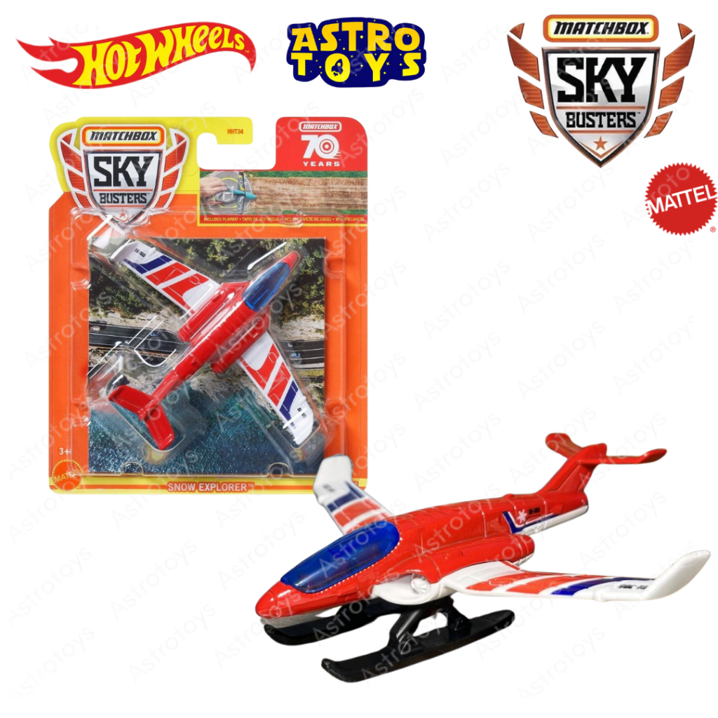 Jual Matchbox Sky Busters Diecast Metal Pesawat Snow Explorer HHT34 ...