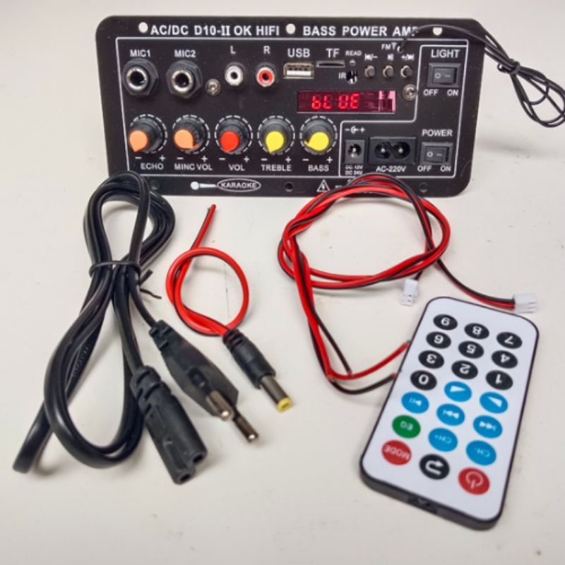 Jual Power Amplifier Bluetooth 400W Siap Pakai Bisa Aki 12v dan Listrik ...