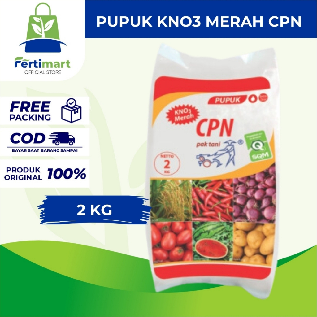 Jual Fertimart - Pupuk CPN KNO3 Merah Pak Tani 2 kg Pupuk Kalium Nitrat ...