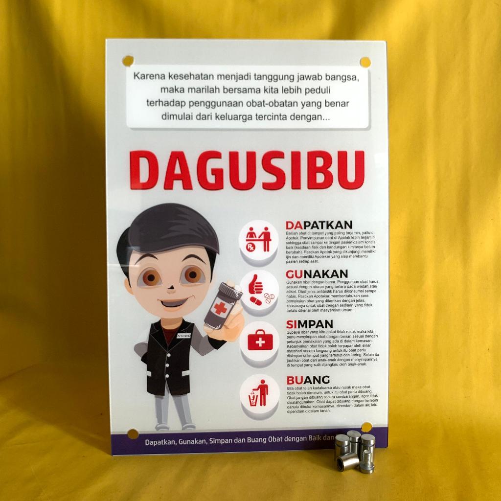 Jual Poster Akrilik DAGUSIBU | Acrylic Poster DAGUSIBU | Akrilik Poster ...