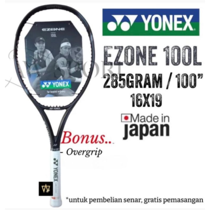 Jual Raket Tenis Yonex EZONE 100L 2024 AQua Night Black Berat : 285g Original | Shopee Indonesia