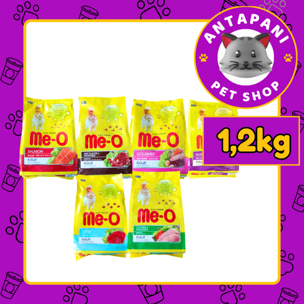 Jual meo adult cat 1.2kg makanan kucing meo tuna salmon | Shopee Indonesia