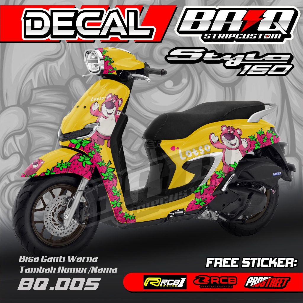Jual STICKER DECAL HONDA STYLO - STICKER DECAL FULL BODY HONDA STYLO ...