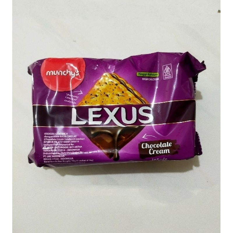 Jual Munchy's Lexus Chocolate Cream 76gr (4 sachet) | Shopee Indonesia