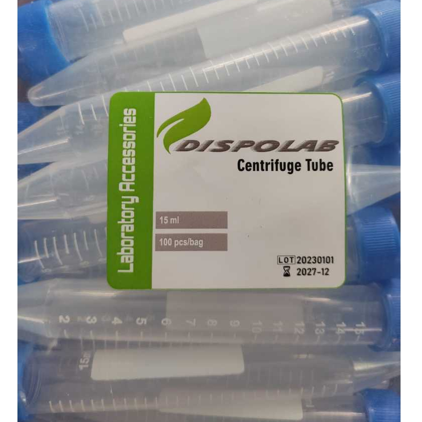Jual Tabung Centrifuge 15ml | Centrifuge tube dispolab | Centrifuge tube 15ml | Shopee Indonesia