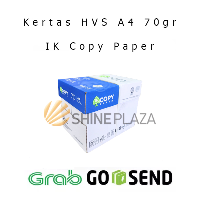 Jual Kertas HVS A4 70gr IK Copy Paper - Kertas Print Fotocopy Putih A4 70 gram 1 Dus | Shopee ...
