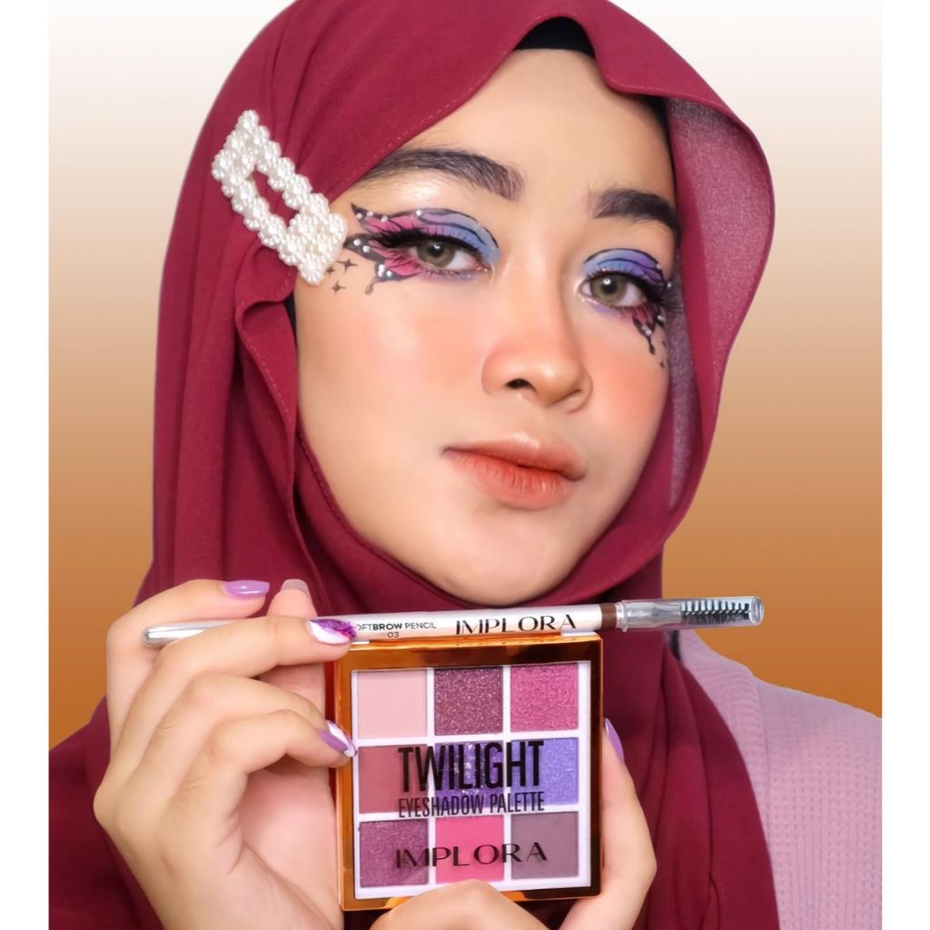 Jual Implora Eyeshadow Palette Waterproof | Shopee Indonesia