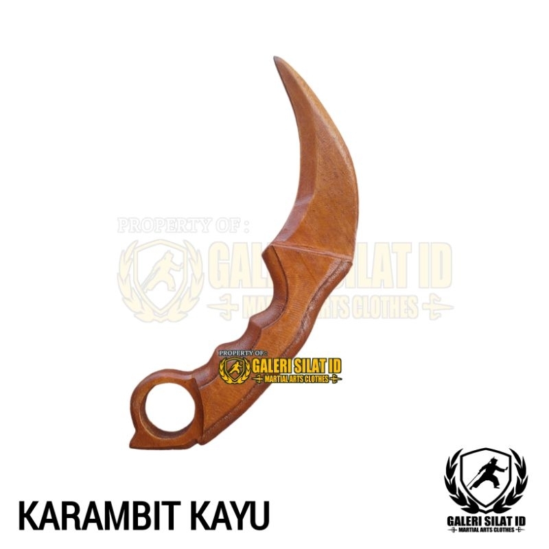 Jual Karambit Pencak Silat Kayu - Kerambit Latihan - Alat Peraga ...