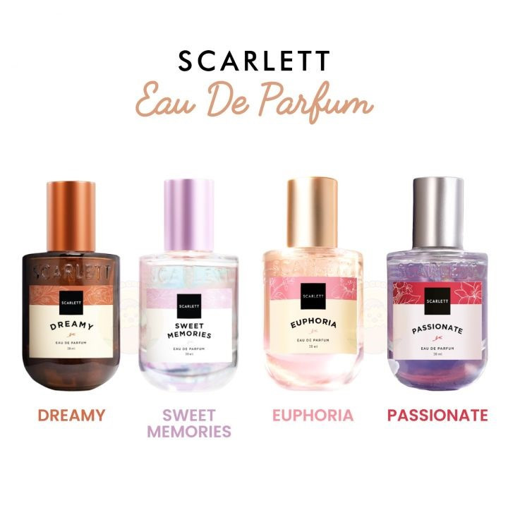 Jual SCARLETT WHITENING Eau De Parfum Dreamy & Sweet Memories 30 ml ...