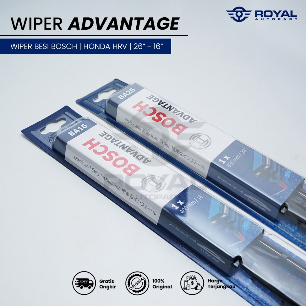Jual Wiper Blade Mobil Honda Hrv Bosch Advantage 26 16 Inch