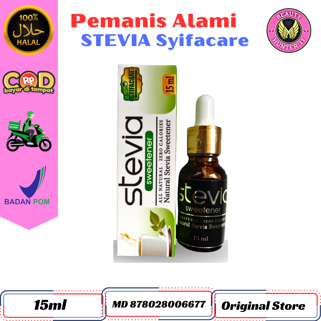 Jual Stevia Syifacare 2 Botol Pemanis Stevia Cocok Untuk Program Diet ...