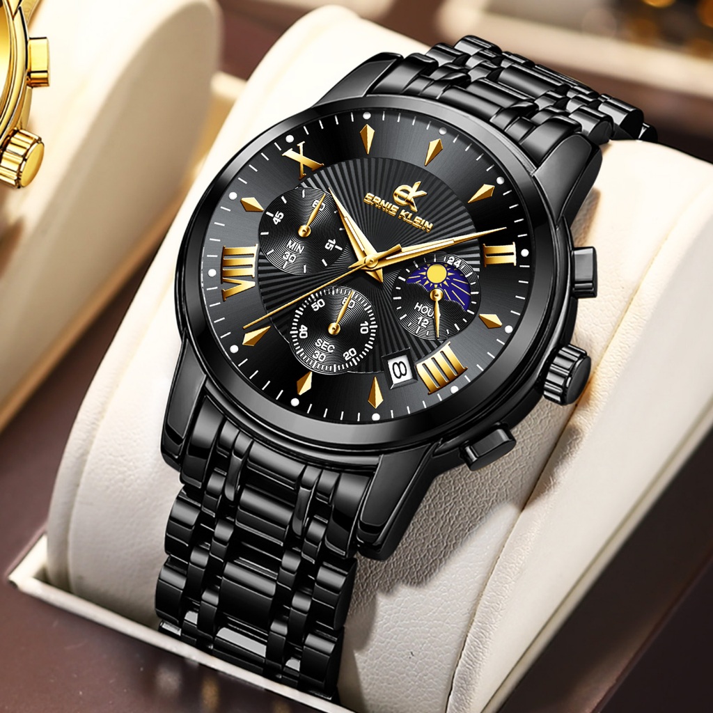 Jual EK jam tangan pria anti air original terbaru import stainless ...