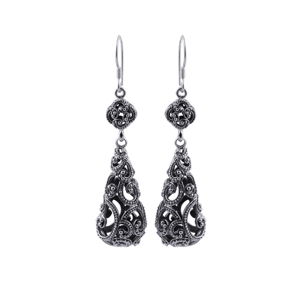 Jual [Original Anting Perak 925 ]Anting Dangling perak Bali Ombak ...