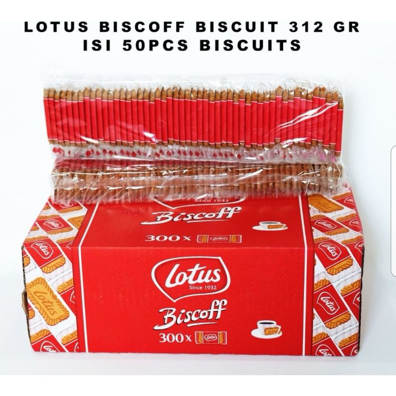 Jual Biscuit Lotus Biscoff Caramelized Biskuit 50 pcs 312gr PROMO ...
