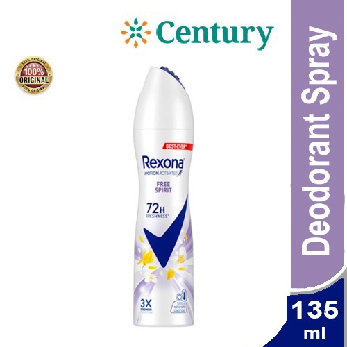 Jual REXONA MOTION ACTIVE FREE SPIRIT 72H 135ML / PERAWATAN TUBUH ...