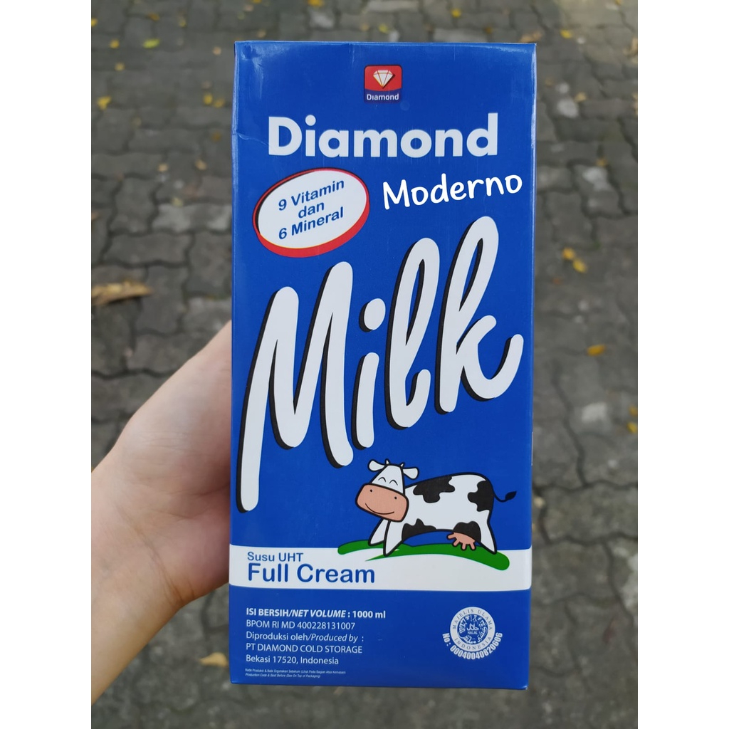 Jual Diamond milk UHT Full cream 1 Liter | Shopee Indonesia