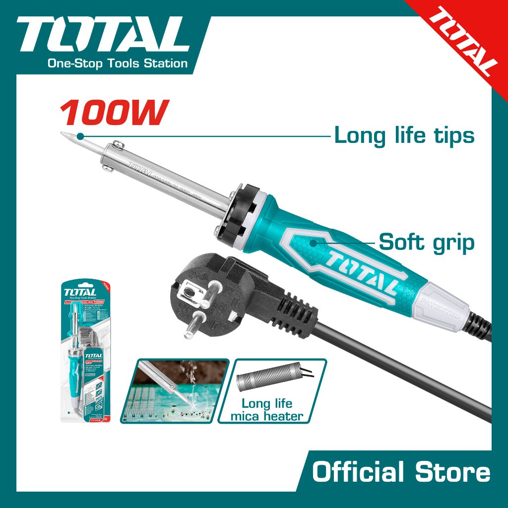 Jual TOTAL 100W Besi solder listrik/Electric soldering iron TET10006 ...