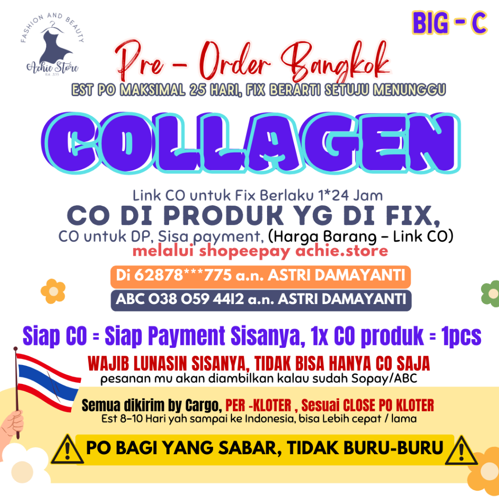 Jual COLLAGEN BIG C | Shopee Indonesia