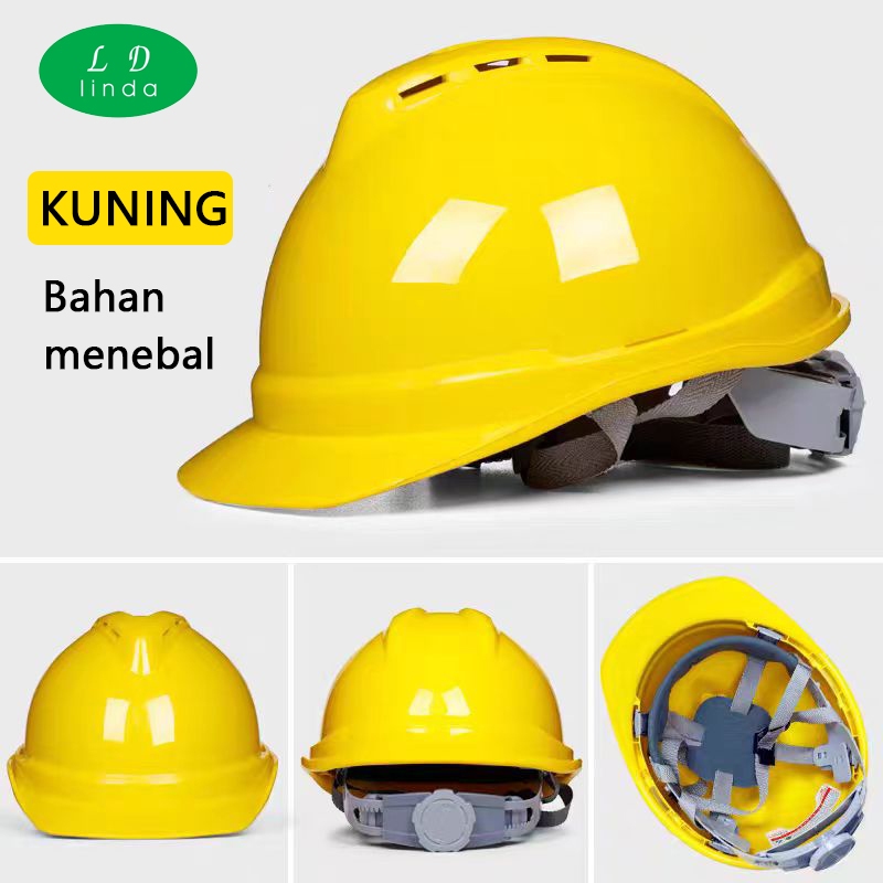 Jual Safety Helm Helm Safety Lengkap Proyek Kuning Putih Biru Jaminan ...