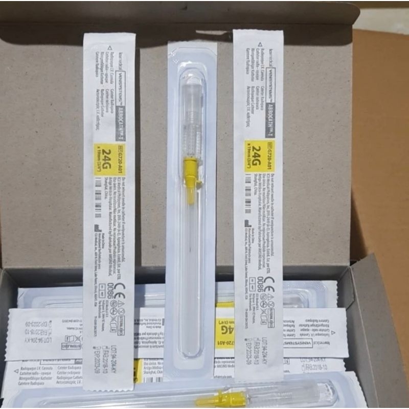 Jual IV Catheter Abbocath Venisystems 24 G 24G | Shopee Indonesia
