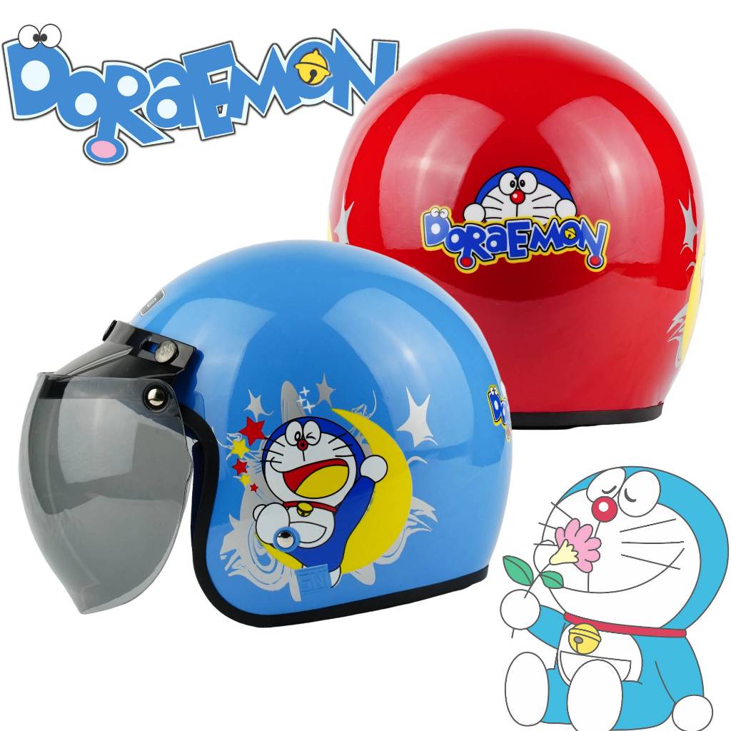 Jual Helm Anak Lucu Motif Doraemon untuk Usia 2 hingga 7 Tahun ...