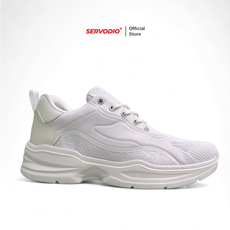 Jual Servodio - Artemis Putih Polos | Sepatu Sneakers Running Gym Shoes ...